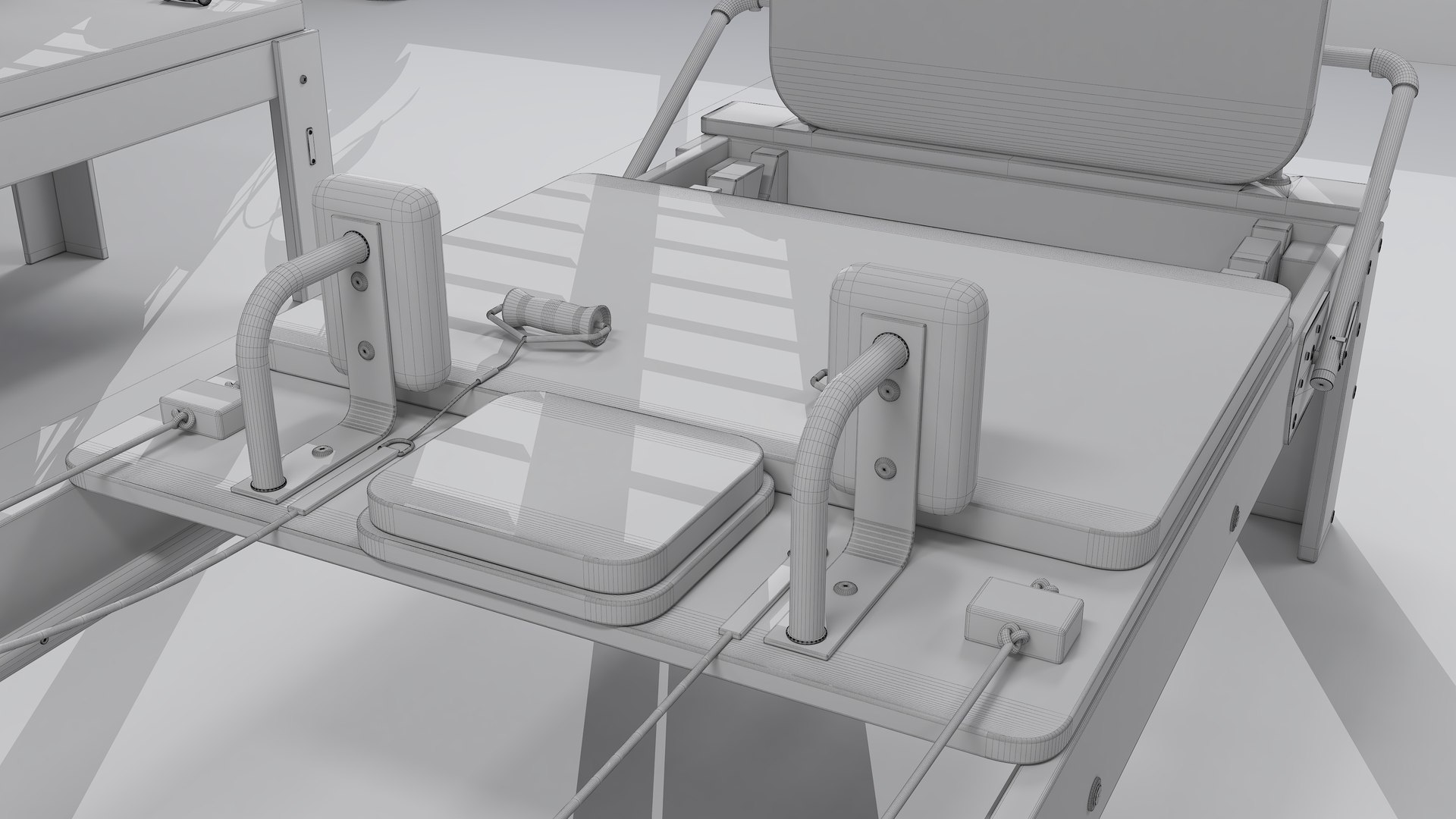 Pilates Reformer Studio Interior Model 3D Model - TurboSquid 2220725