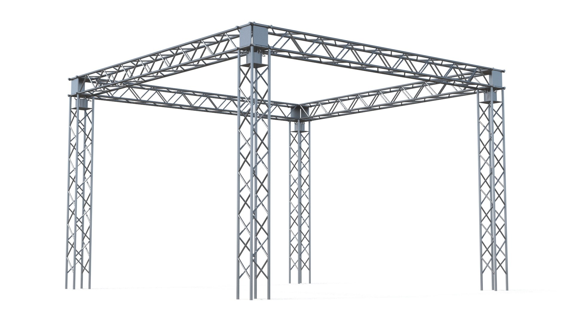 Truss Structure Stage 3D Model - TurboSquid 2296430