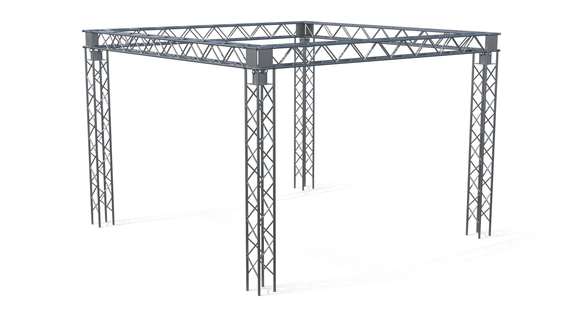 Truss Structure Stage 3D Model - TurboSquid 2296430