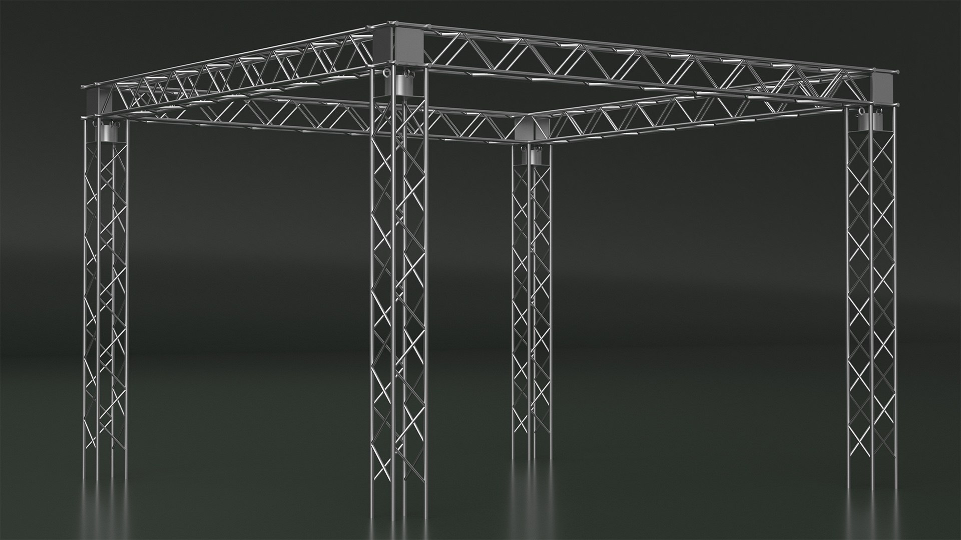 Truss Structure Stage 3D Model - TurboSquid 2296430