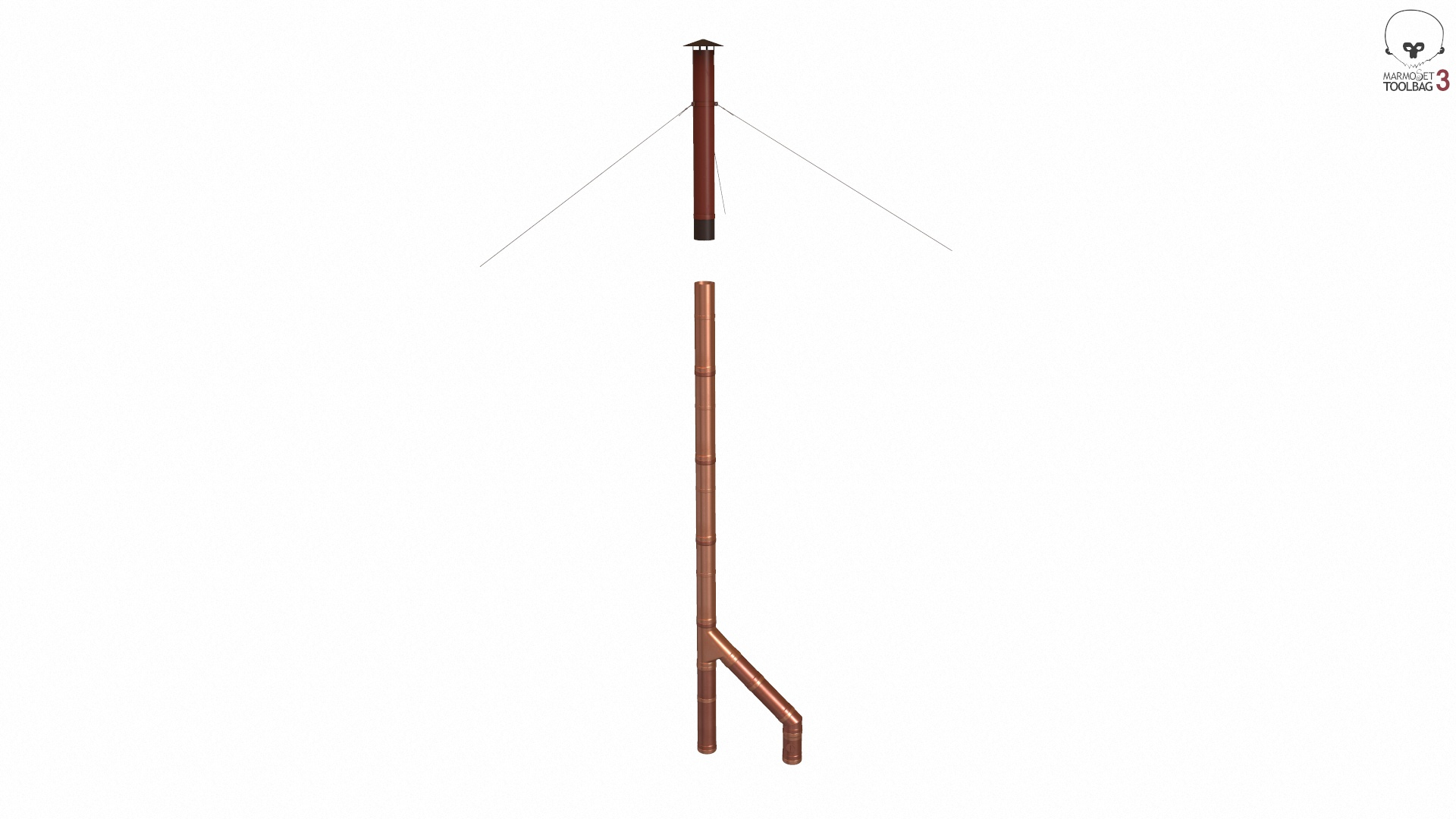 Conclave Chimney In Sistine Chapel PBR Unwraped 3D Model - TurboSquid ...