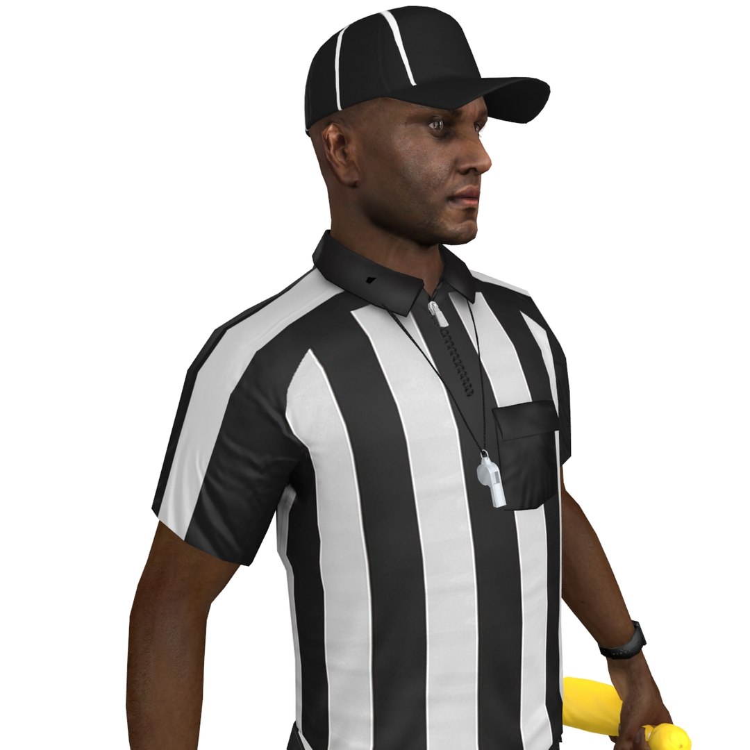 3D Rigged Football Referee - TurboSquid 1301174