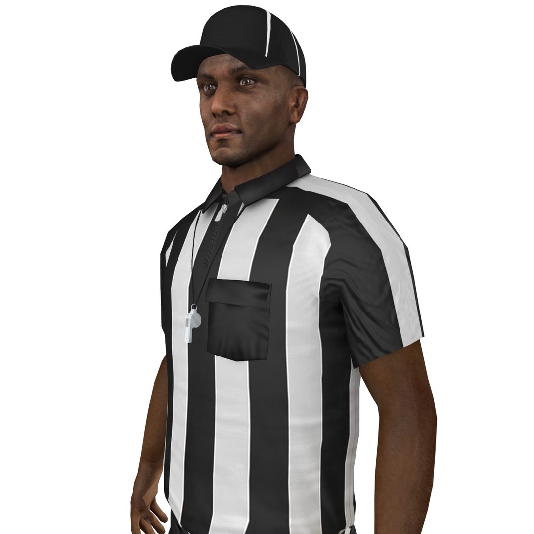 3D Rigged Football Referee - TurboSquid 1301174