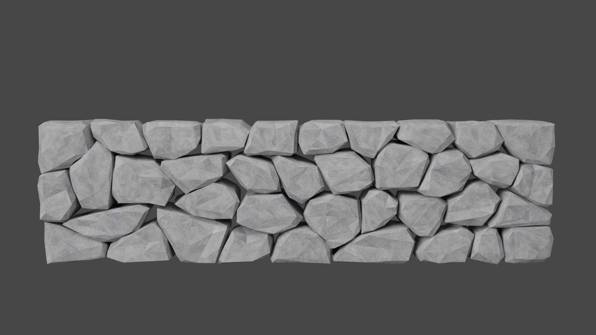 3D Stone Wall - TurboSquid 2138058