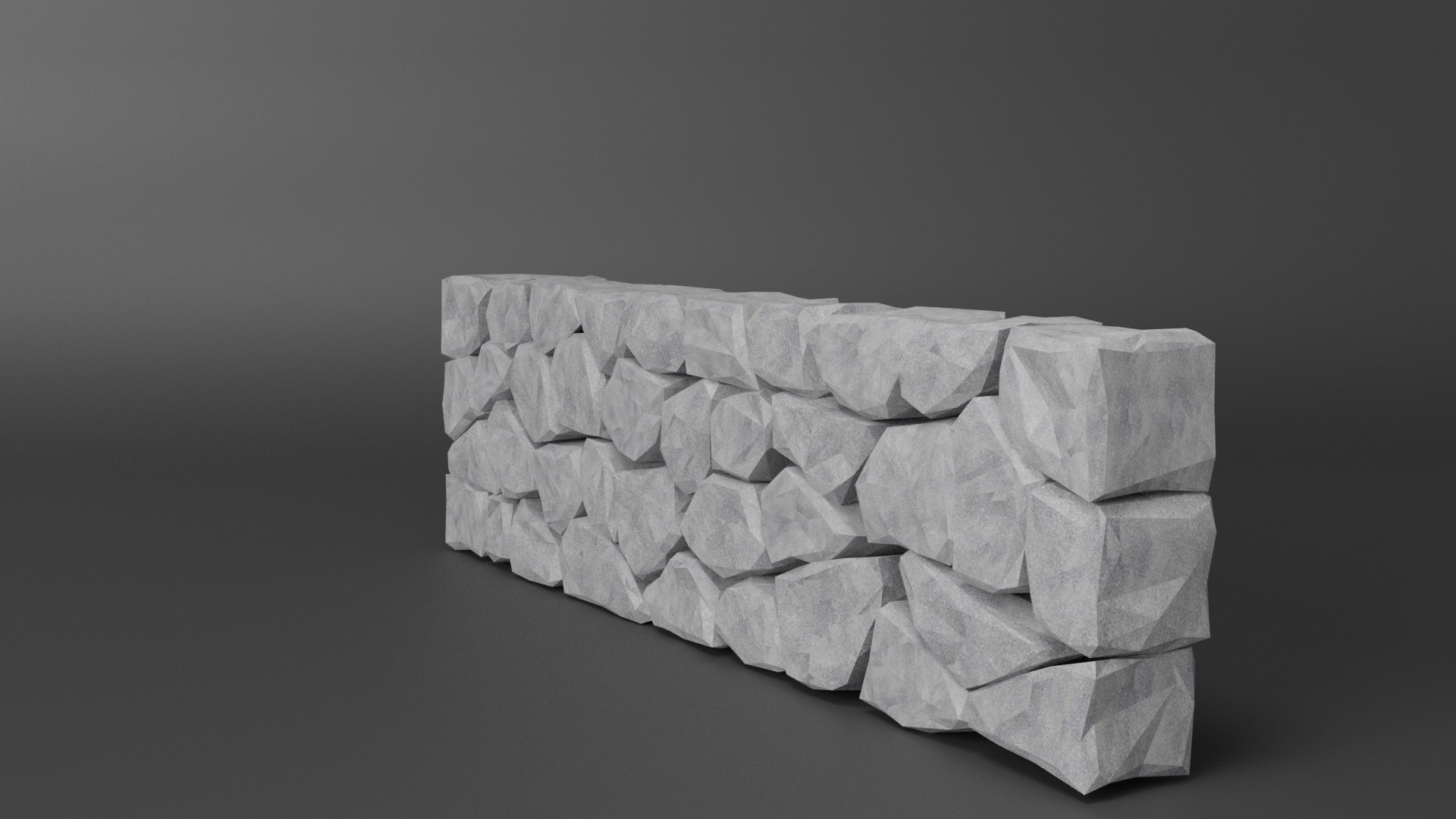 3D Stone Wall - TurboSquid 2138058