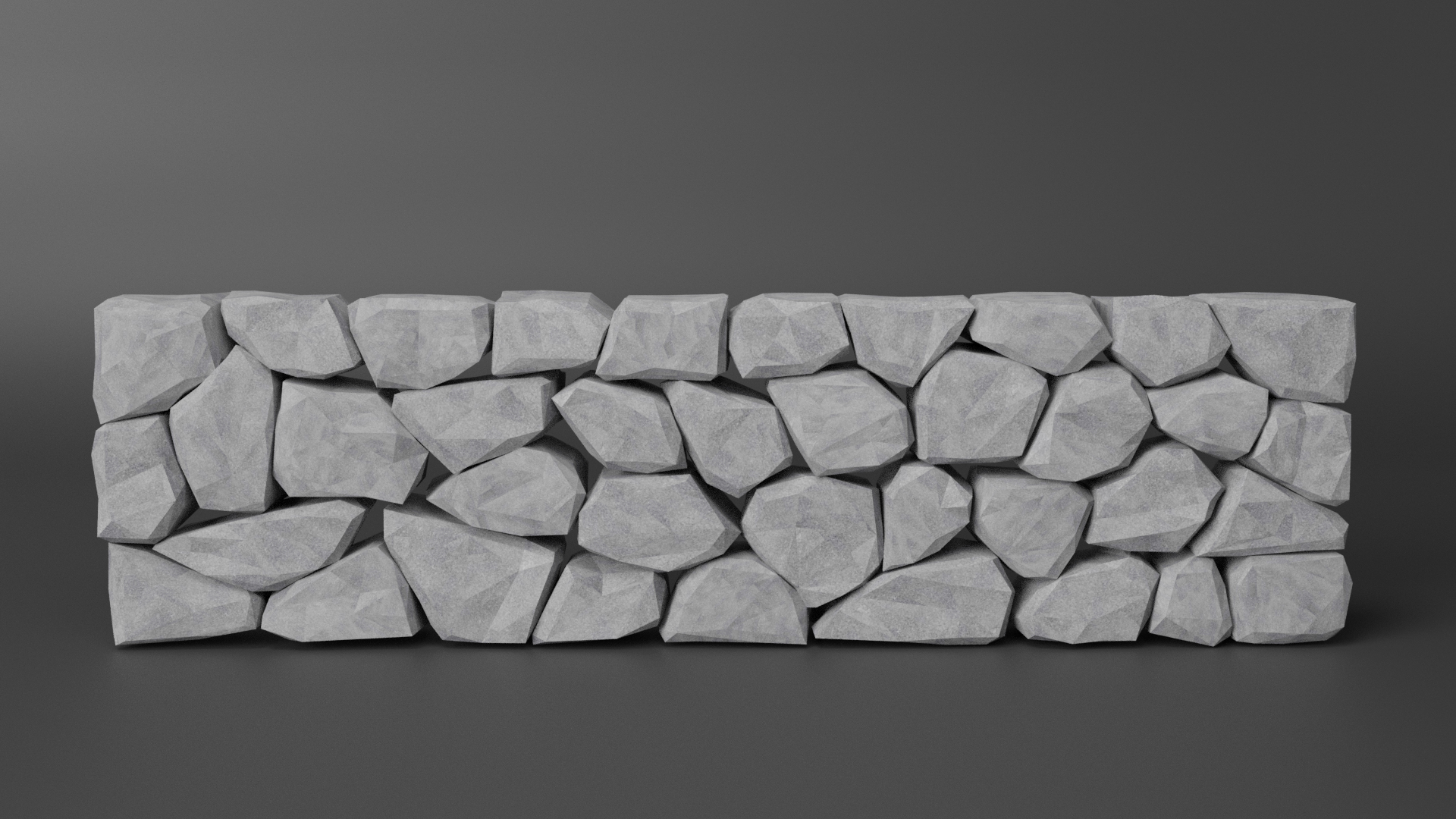 3D Stone Wall - TurboSquid 2138058