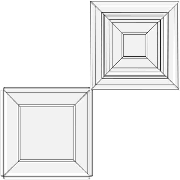 Free 3D plate square ceramic model - TurboSquid 1332712