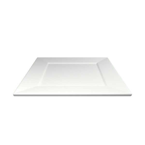 Free 3D plate square ceramic model - TurboSquid 1332712