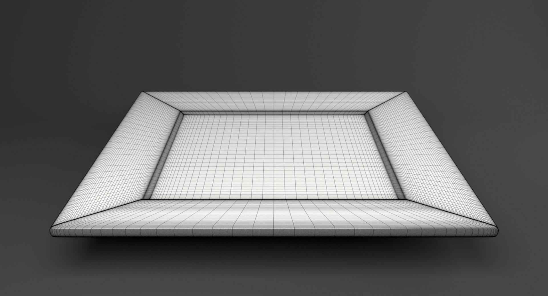 Free 3D plate square ceramic model - TurboSquid 1332712