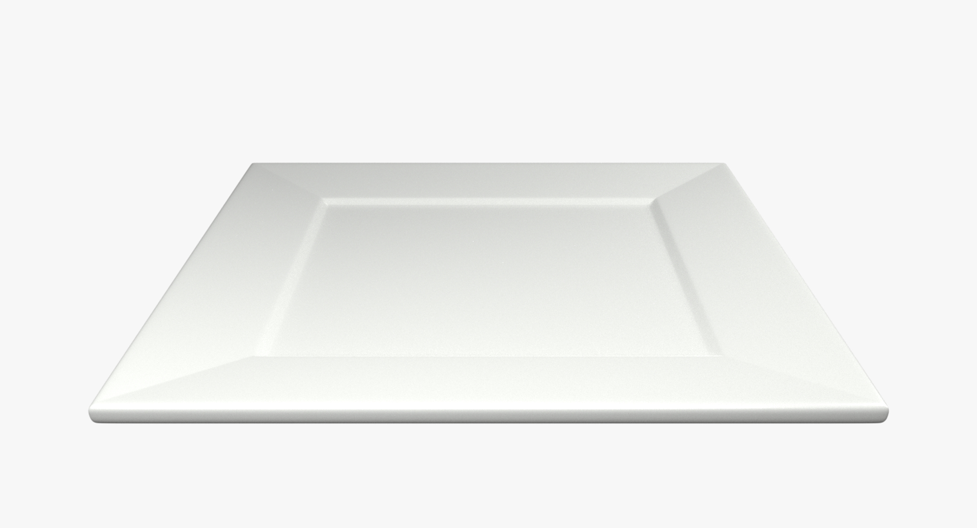 Free 3D plate square ceramic model - TurboSquid 1332712