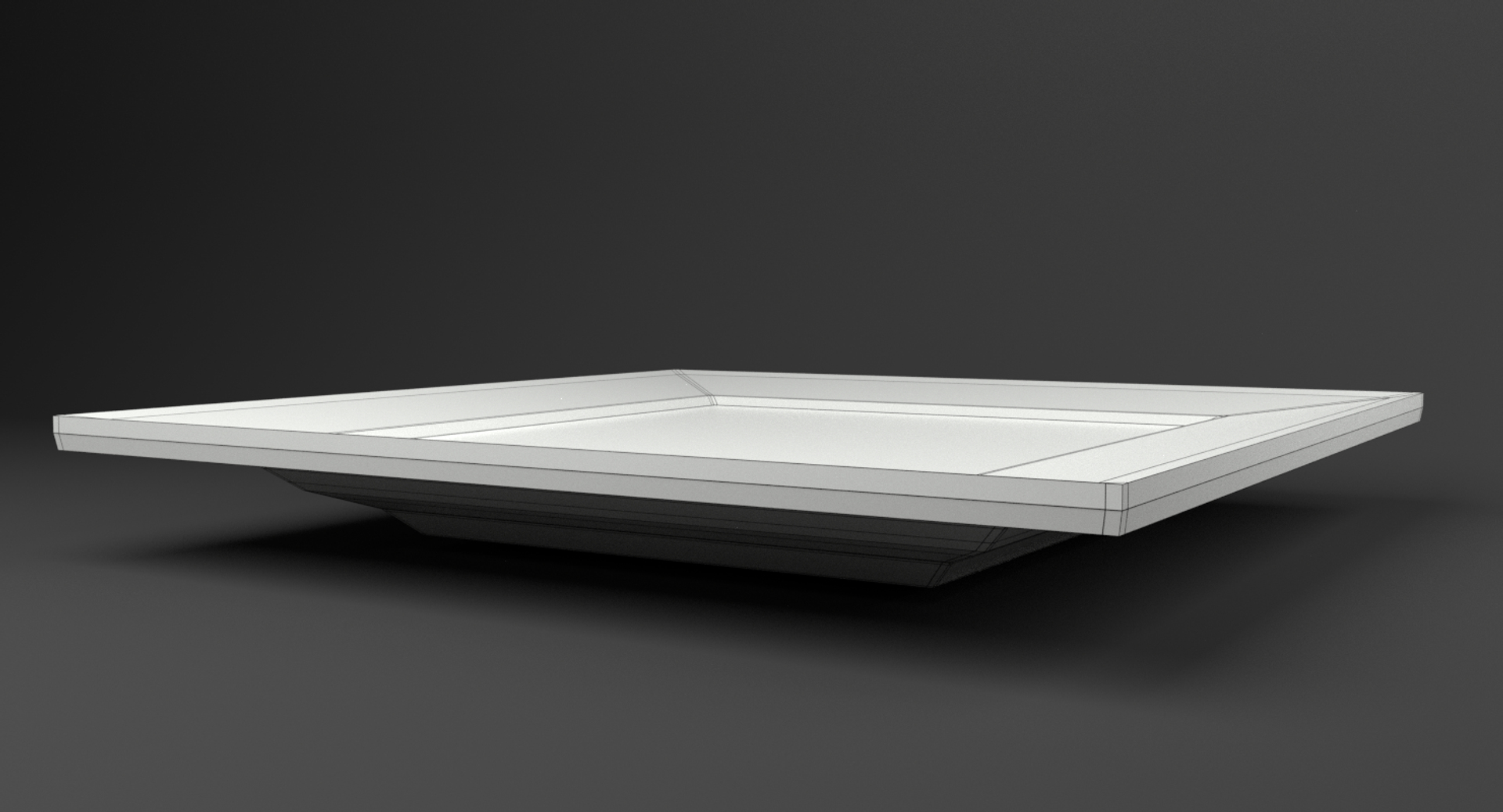 Free 3D plate square ceramic model - TurboSquid 1332712