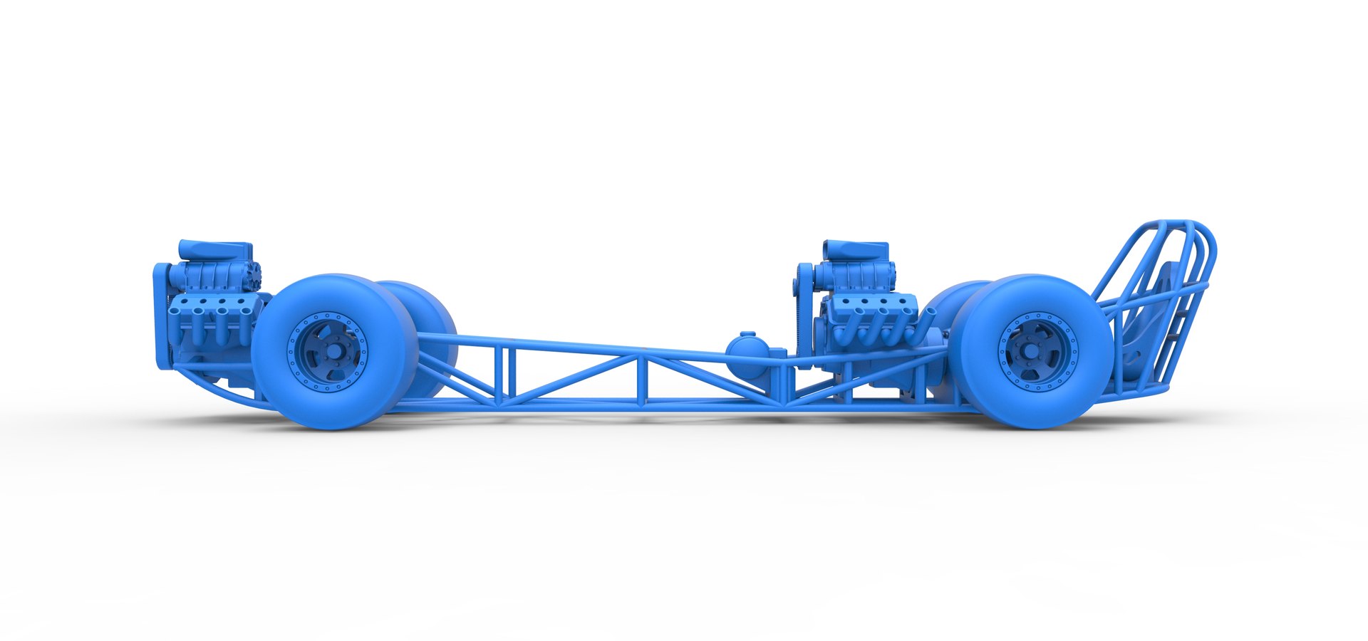 3D Diecast Front Engine AWD Dragster Scale 1 To 25 - TurboSquid 2015192