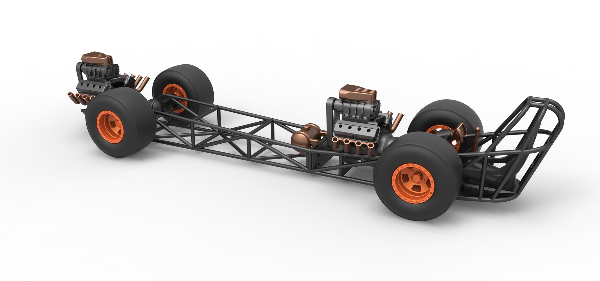 3D Diecast Front Engine AWD Dragster Scale 1 To 25 - TurboSquid 2015192