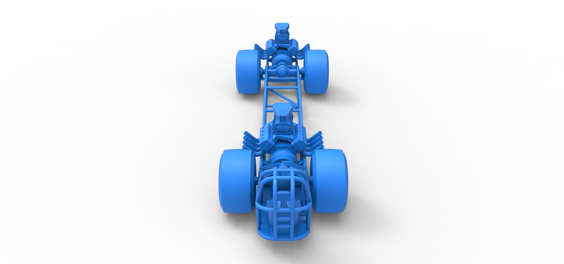 3D Diecast Front Engine AWD Dragster Scale 1 To 25 - TurboSquid 2015192