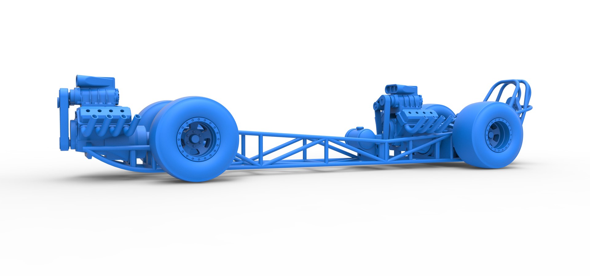 3D Diecast Front Engine AWD Dragster Scale 1 To 25 - TurboSquid 2015192