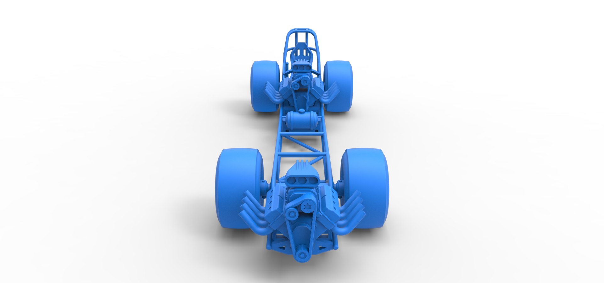3D Diecast Front Engine AWD Dragster Scale 1 To 25 - TurboSquid 2015192