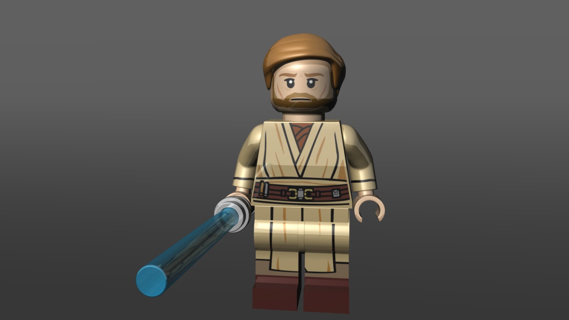 3D Lego Obi-Wan Kenobi Model - TurboSquid 1749214