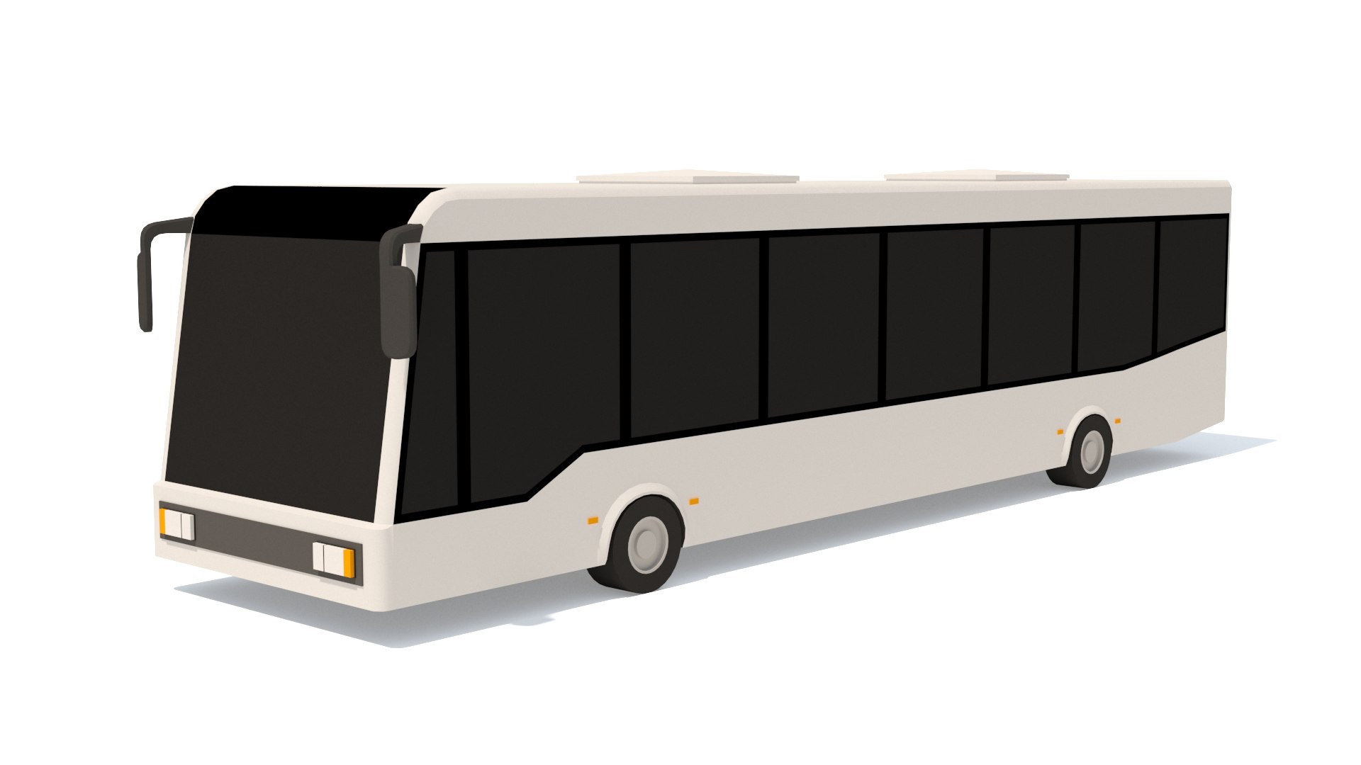 Cartoon Bus 3D Model - TurboSquid 1851184