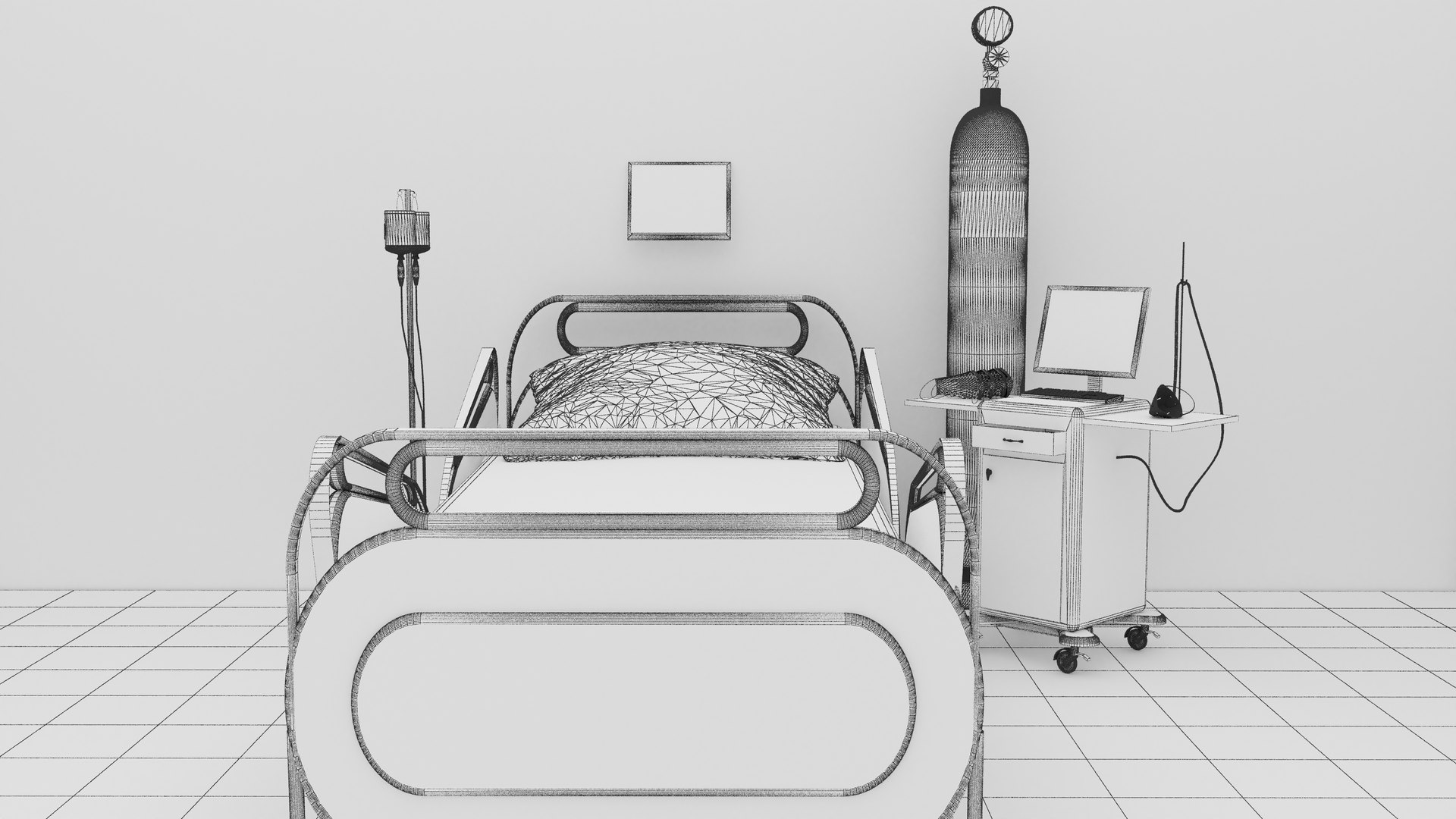 Intensive Care Unit 3 3D - TurboSquid 1763584