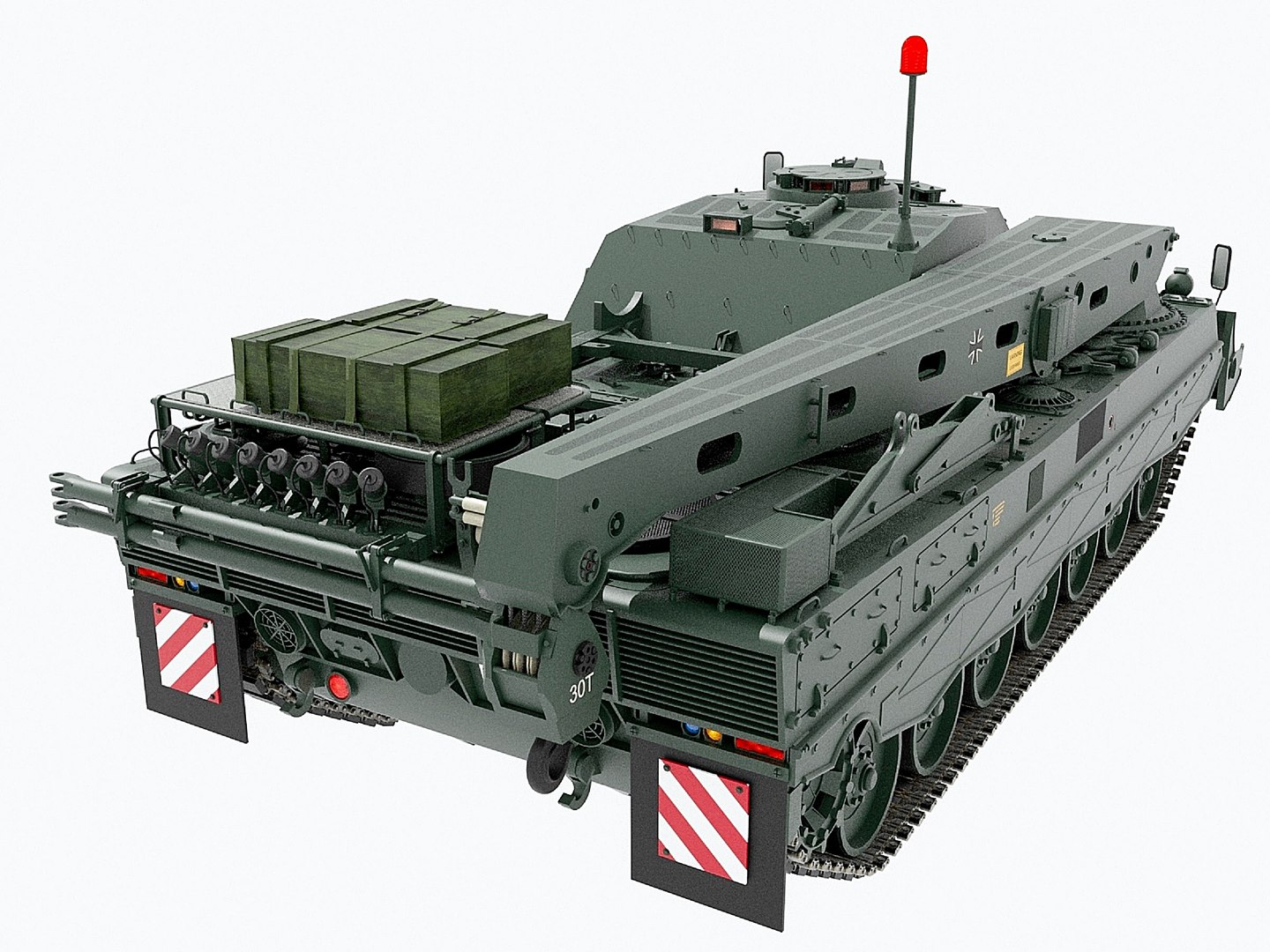 3D Leopard 2 Bergepanzer 3 Buffel ARV Ultra Detailed Bysanders 3D ...
