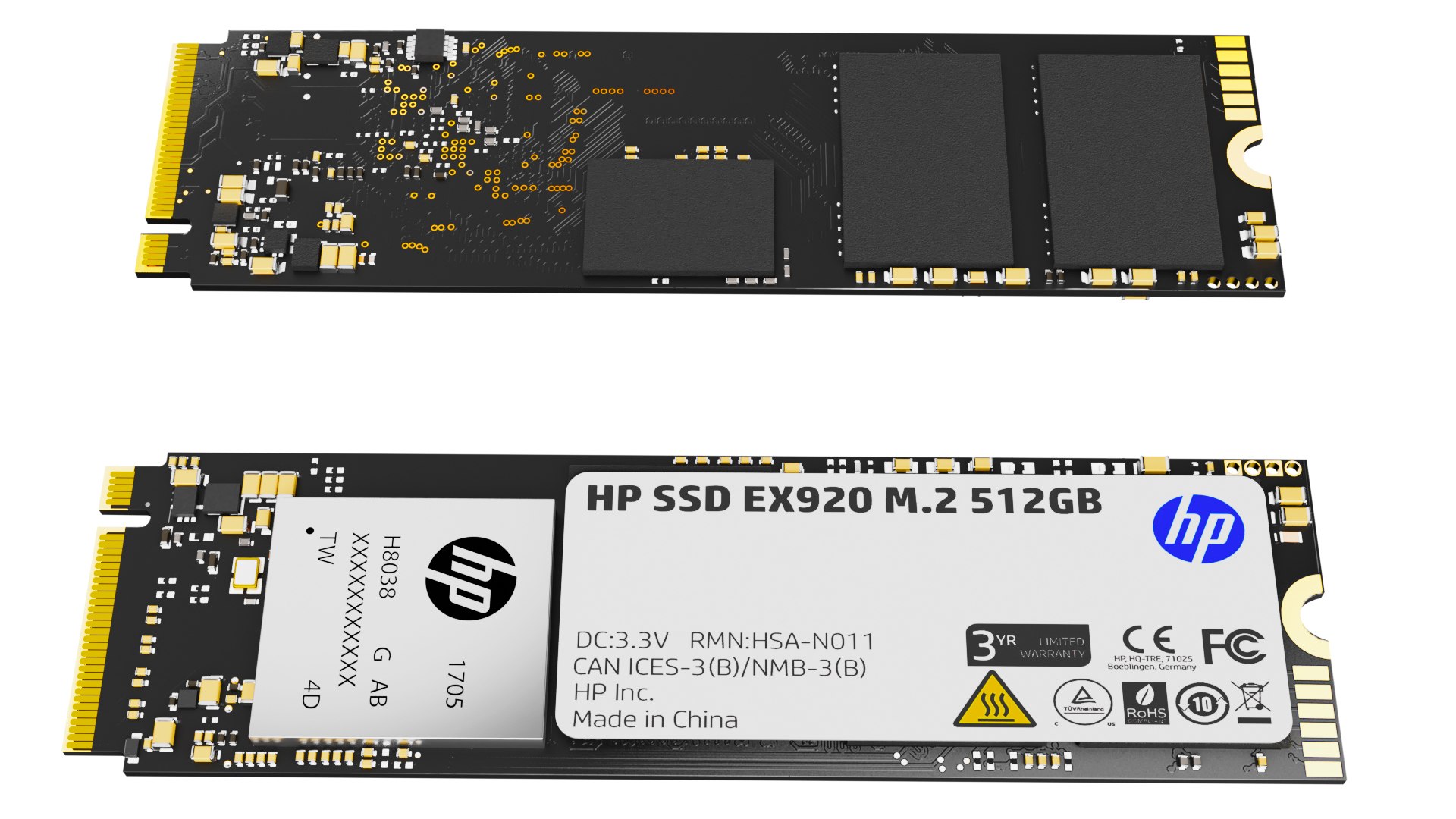 3D HP SSD M2 internal solid state drive model - TurboSquid 1800043