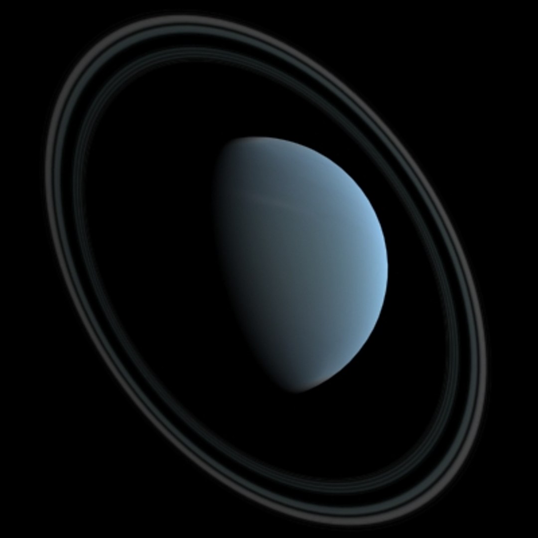 3d Model Realistic Uranus