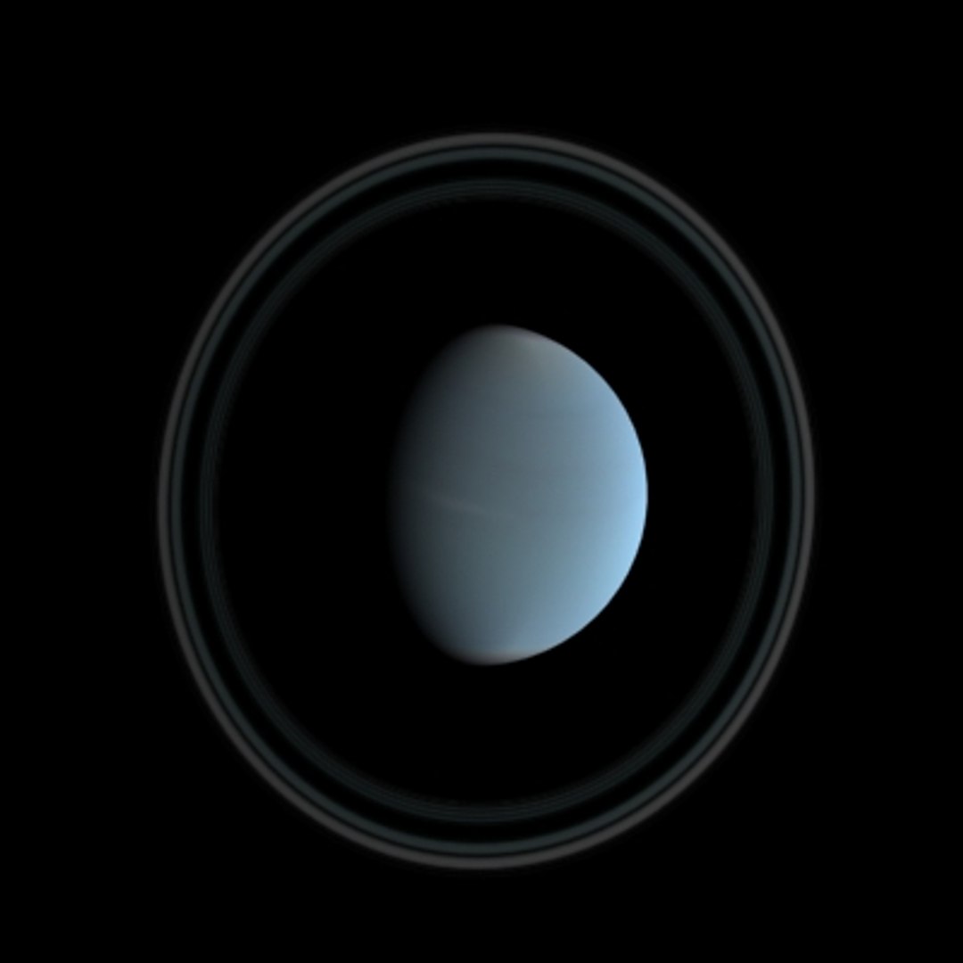 3d Model Realistic Uranus