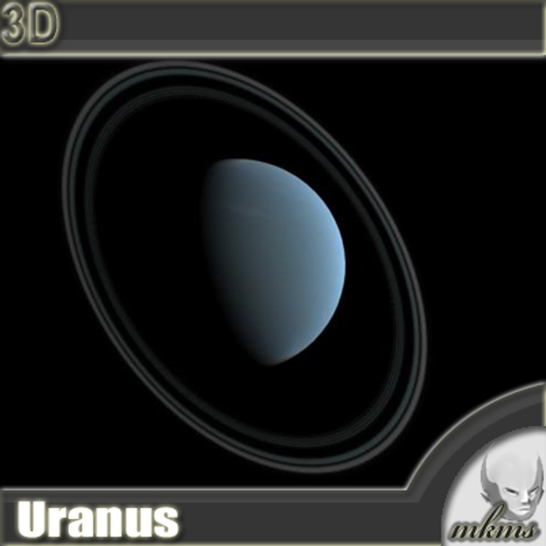3d Model Realistic Uranus