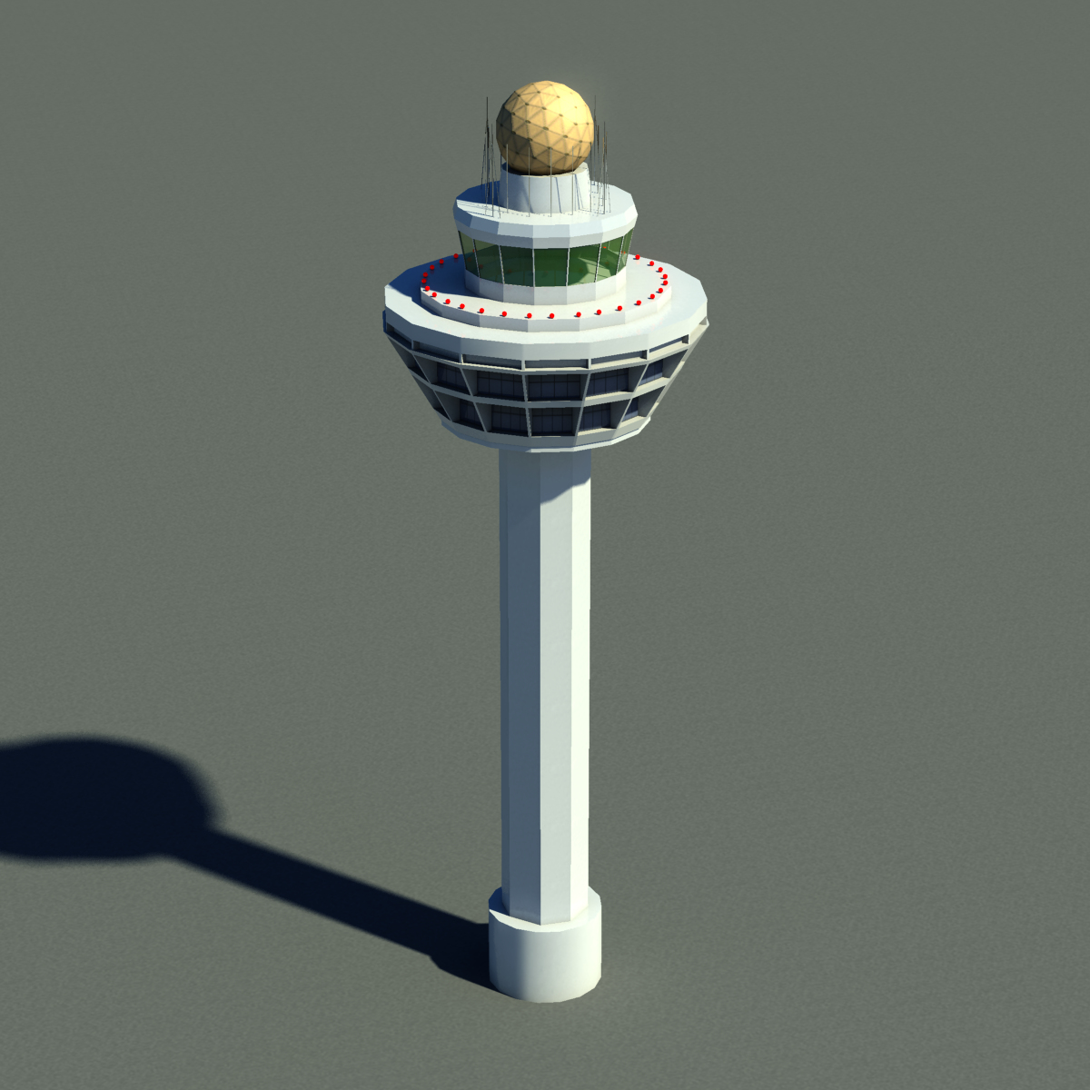 singapore changi airport control tower 3d 3ds