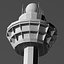 Singapore Changi Airport Control Tower 3d 3ds