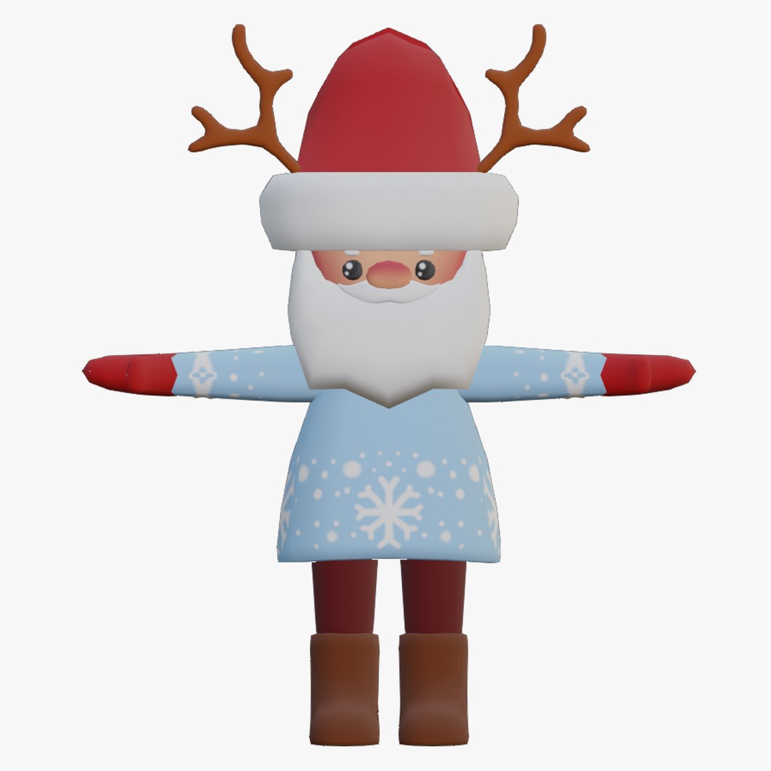 SANTA CLAUS READY TO USE 3D Model - TurboSquid 2311198