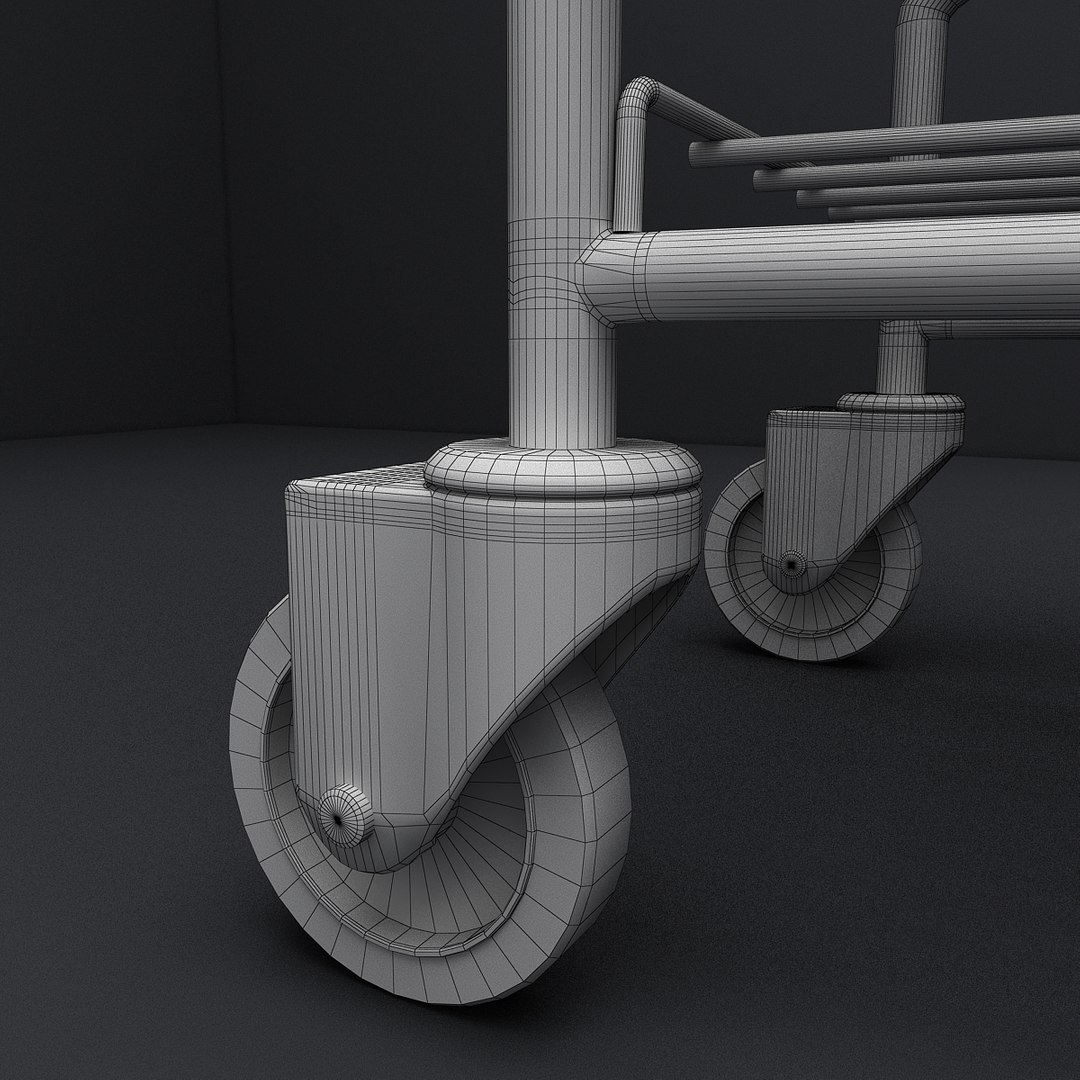 shopping cart 3d model