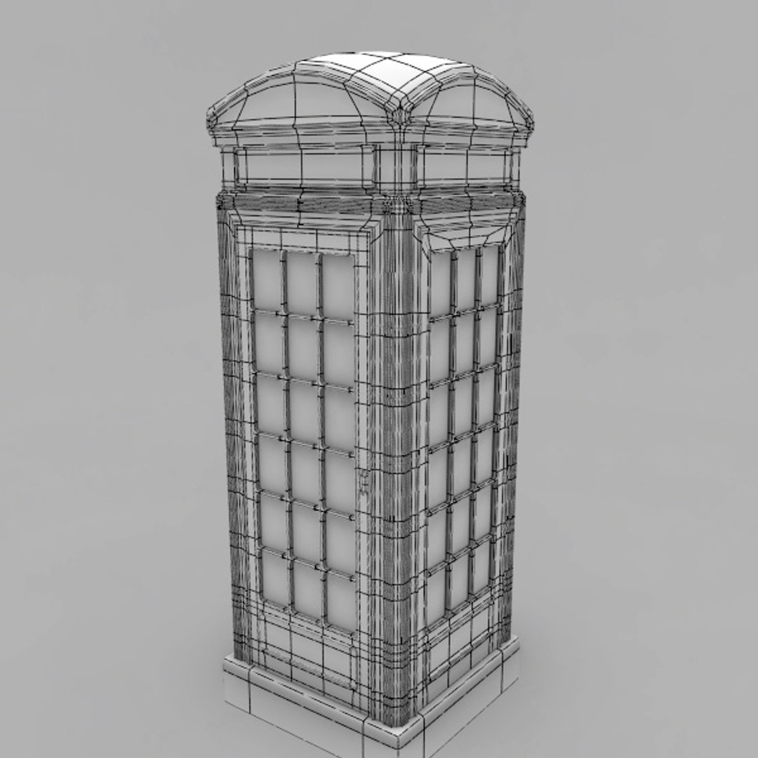 K2 Telephone Box 3d Max