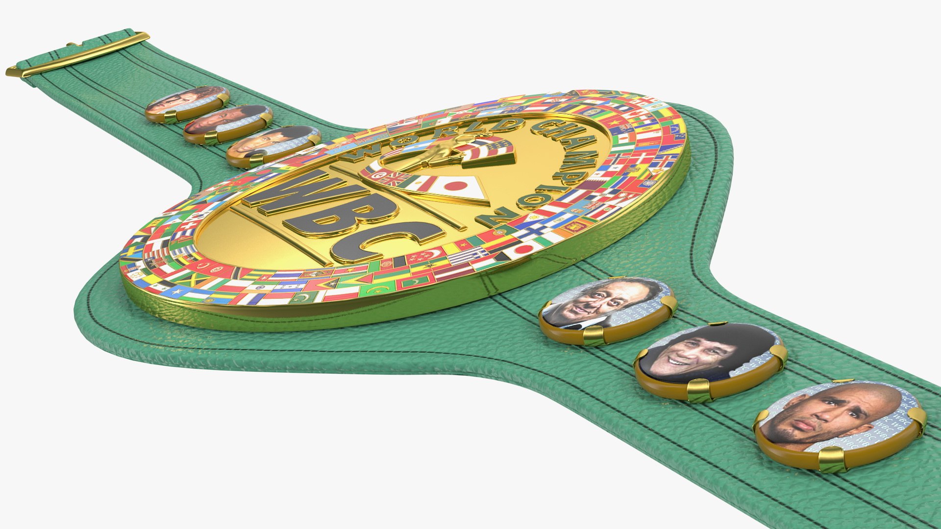 Wbc Championship Boxing Belt 3D Model - TurboSquid 1472477