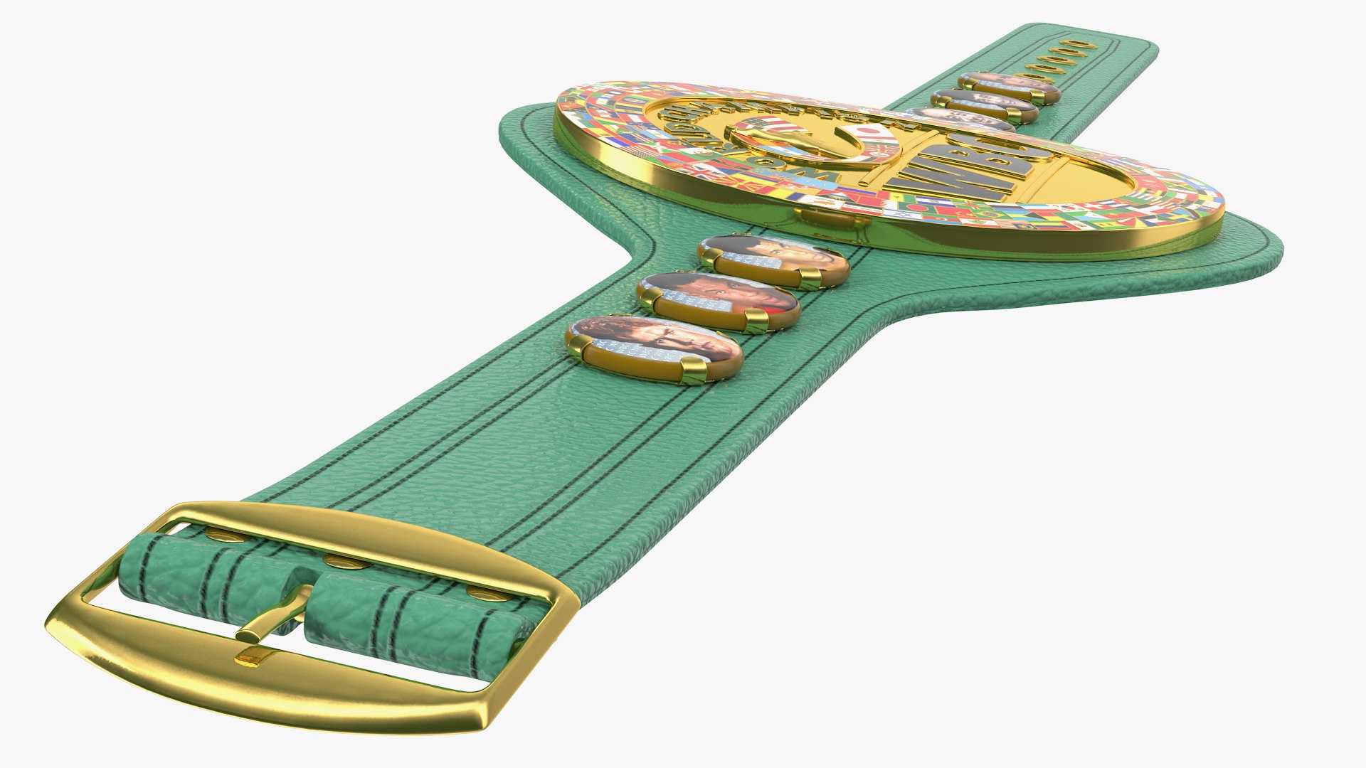 Wbc Championship Boxing Belt 3D Model - TurboSquid 1472477