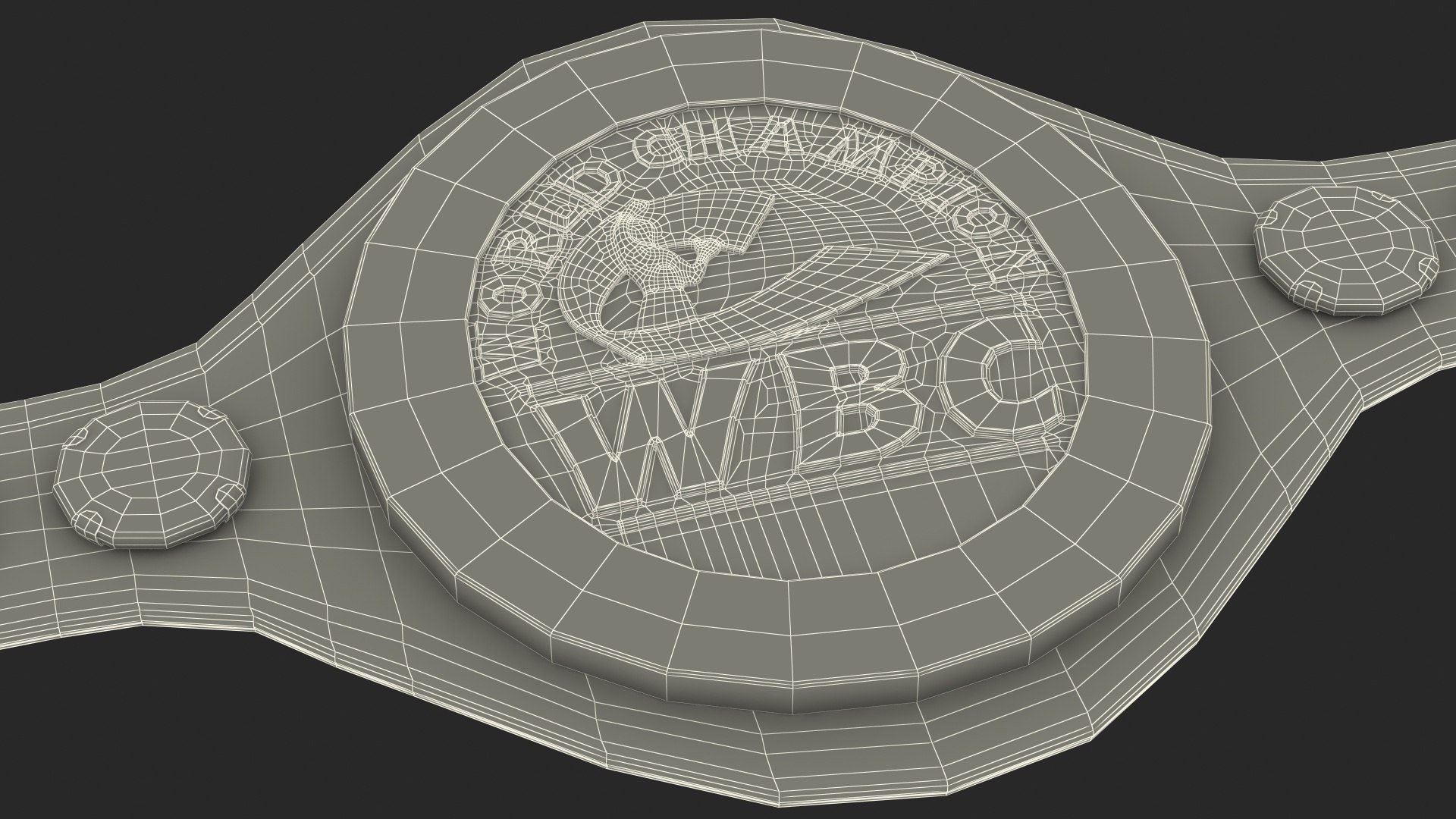 Wbc championship boxing belt 3D model - TurboSquid 1472477