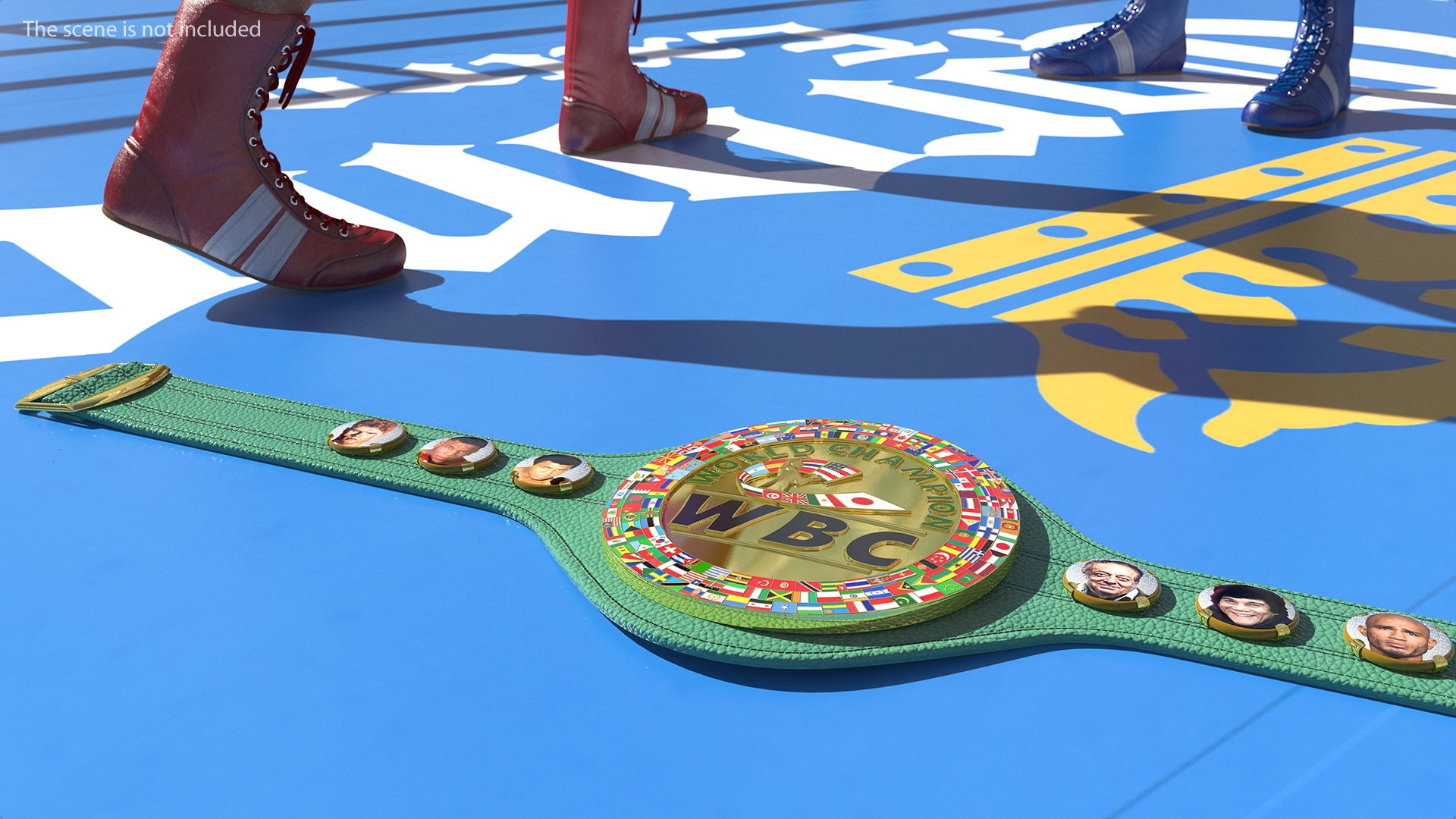 Wbc Championship Boxing Belt 3D Model - TurboSquid 1472477