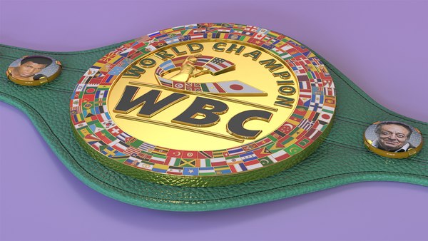 modelo 3d Cinturón de boxeo del campeonato del CMB - TurboSquid 1472477