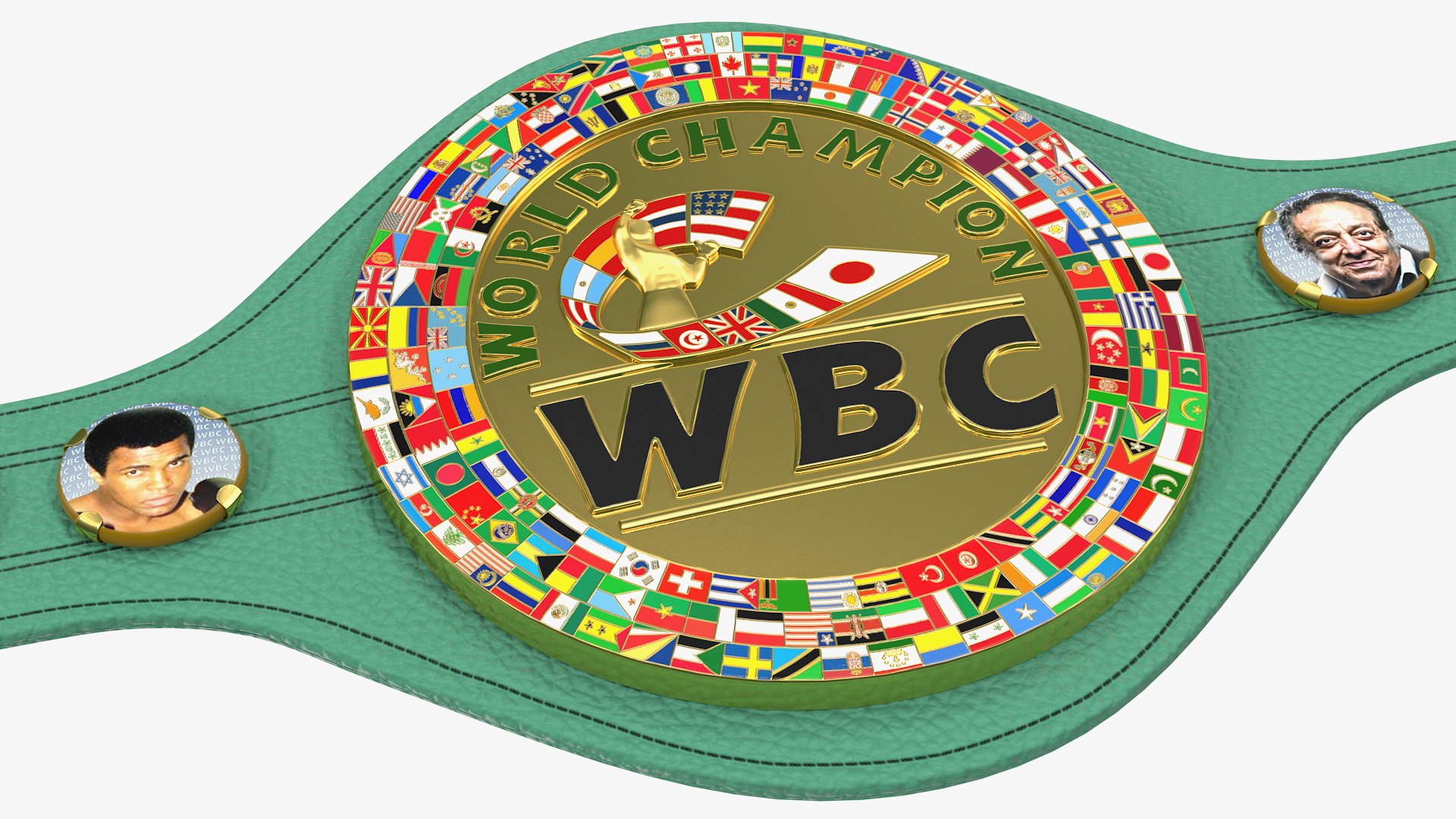 Wbc Championship Boxing Belt 3D Model - TurboSquid 1472477