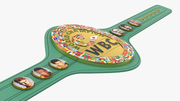 modelo 3d Cinturón de boxeo del campeonato del CMB - TurboSquid 1472477