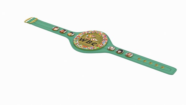 modelo 3d Cinturón de boxeo del campeonato del CMB - TurboSquid 1472477