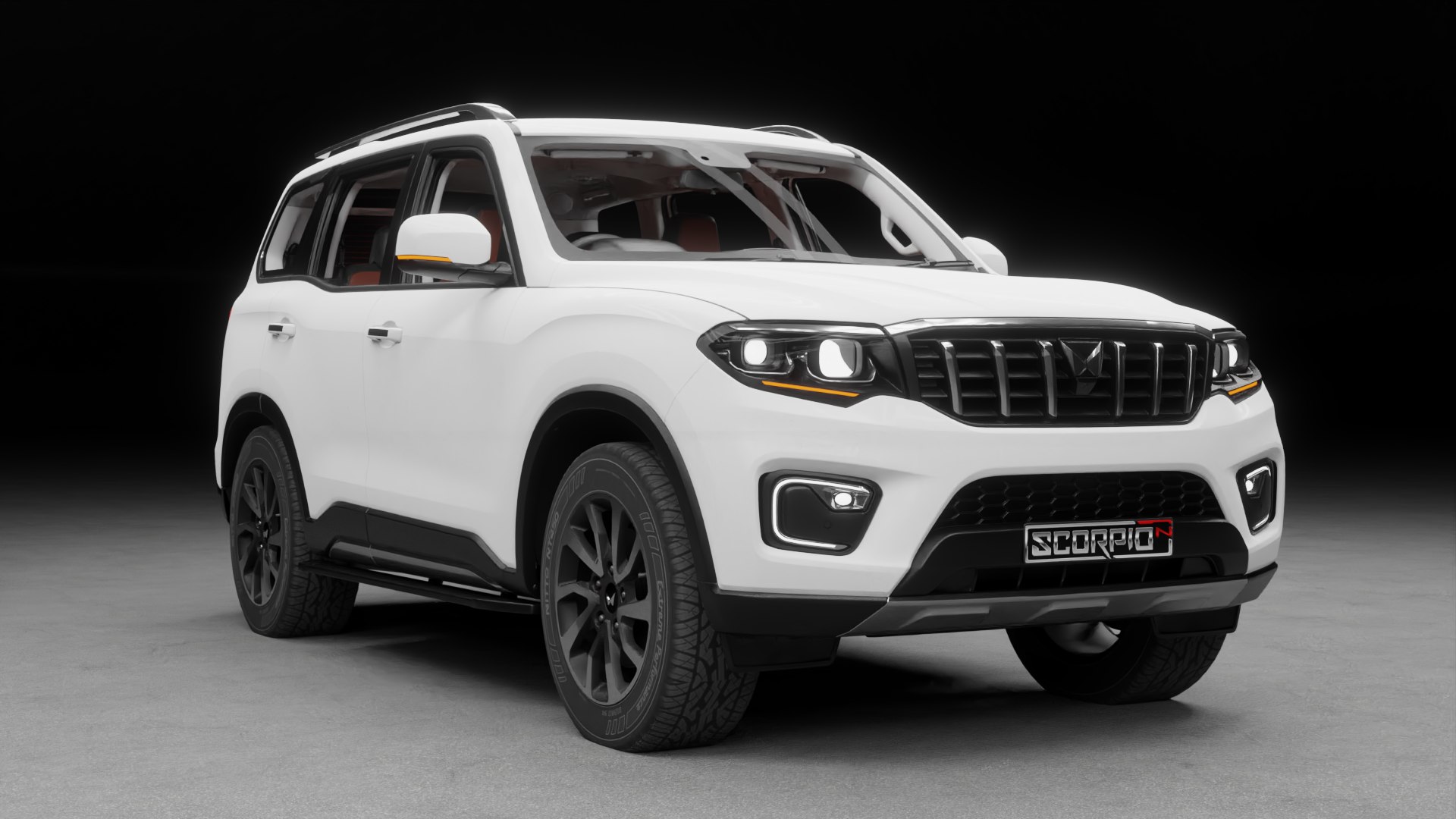 3D Model Mahindra Scorpio-N 2024 With Full Interior 3D Model ...