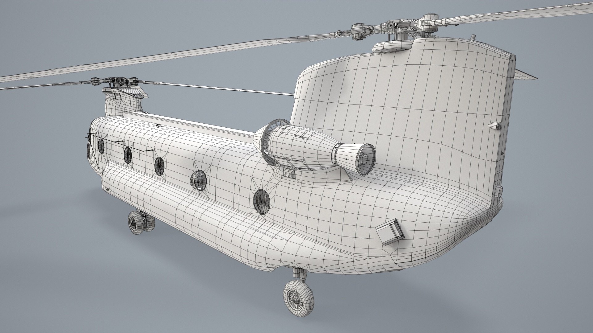 CH-47 Chinook Korean Air Force Basic Animation 3D model - TurboSquid ...