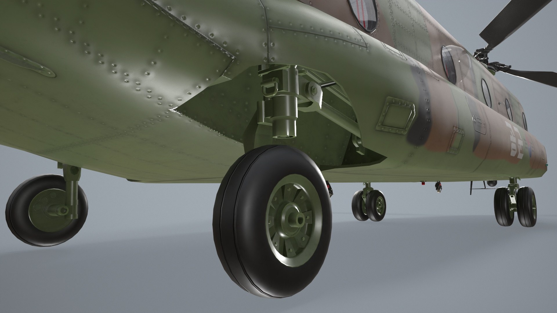 CH-47 Chinook Korean Air Force Basic Animation 3D model - TurboSquid ...