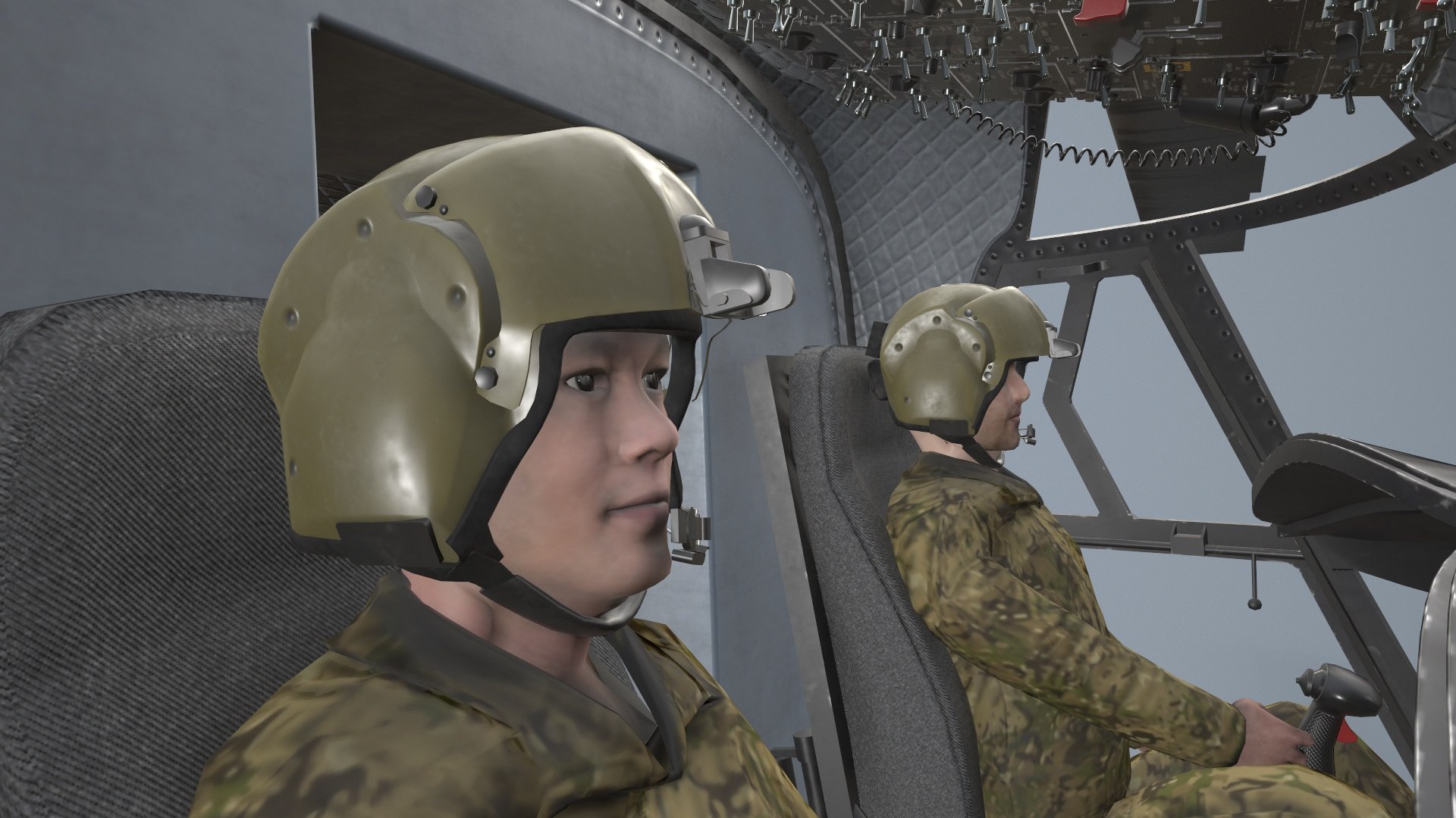 CH-47 Chinook Korean Air Force Basic Animation 3D model - TurboSquid ...