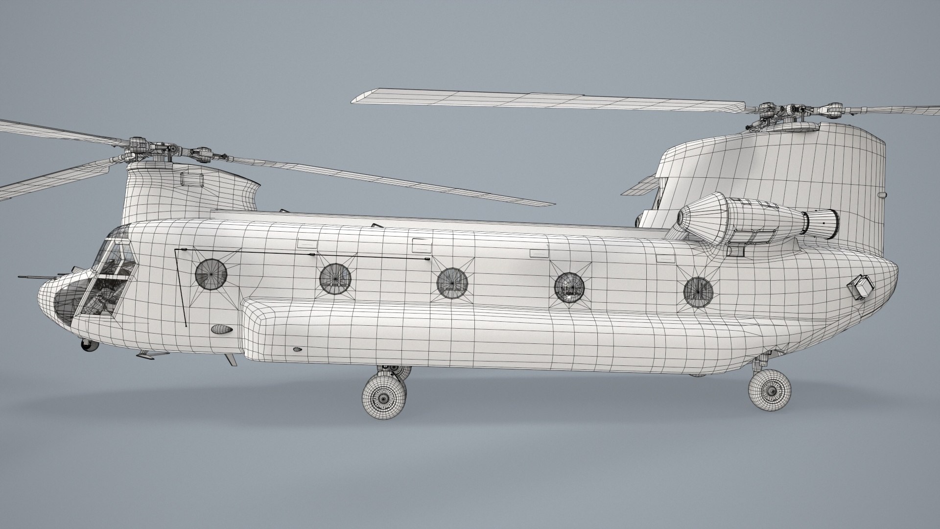 CH-47 Chinook Korean Air Force Basic Animation 3D model - TurboSquid ...
