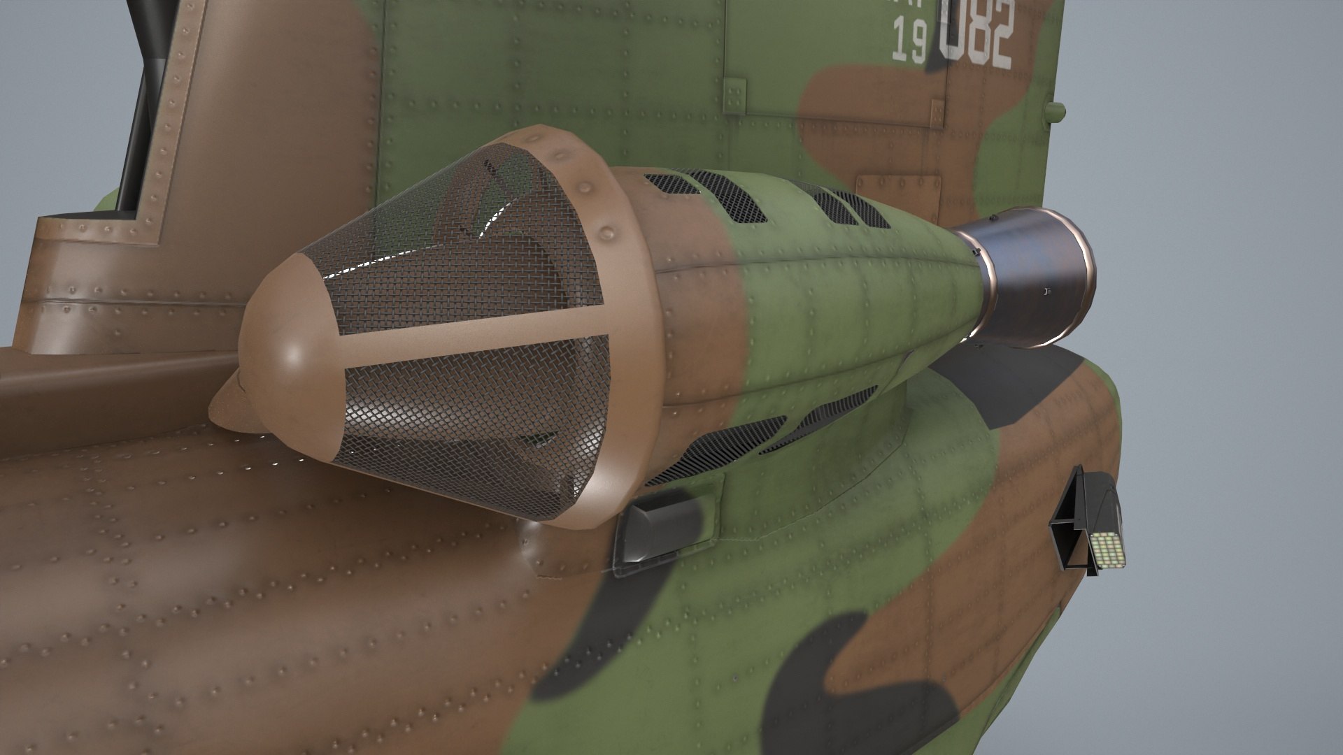 CH-47 Chinook Korean Air Force Basic Animation 3D model - TurboSquid ...