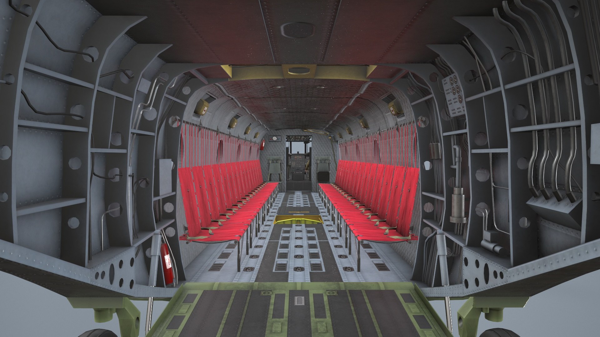 CH-47 Chinook Korean Air Force Basic Animation 3D model - TurboSquid ...