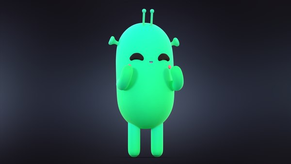 modelo 3d Cartoon Bubble Alien (1) - TurboSquid 1631212