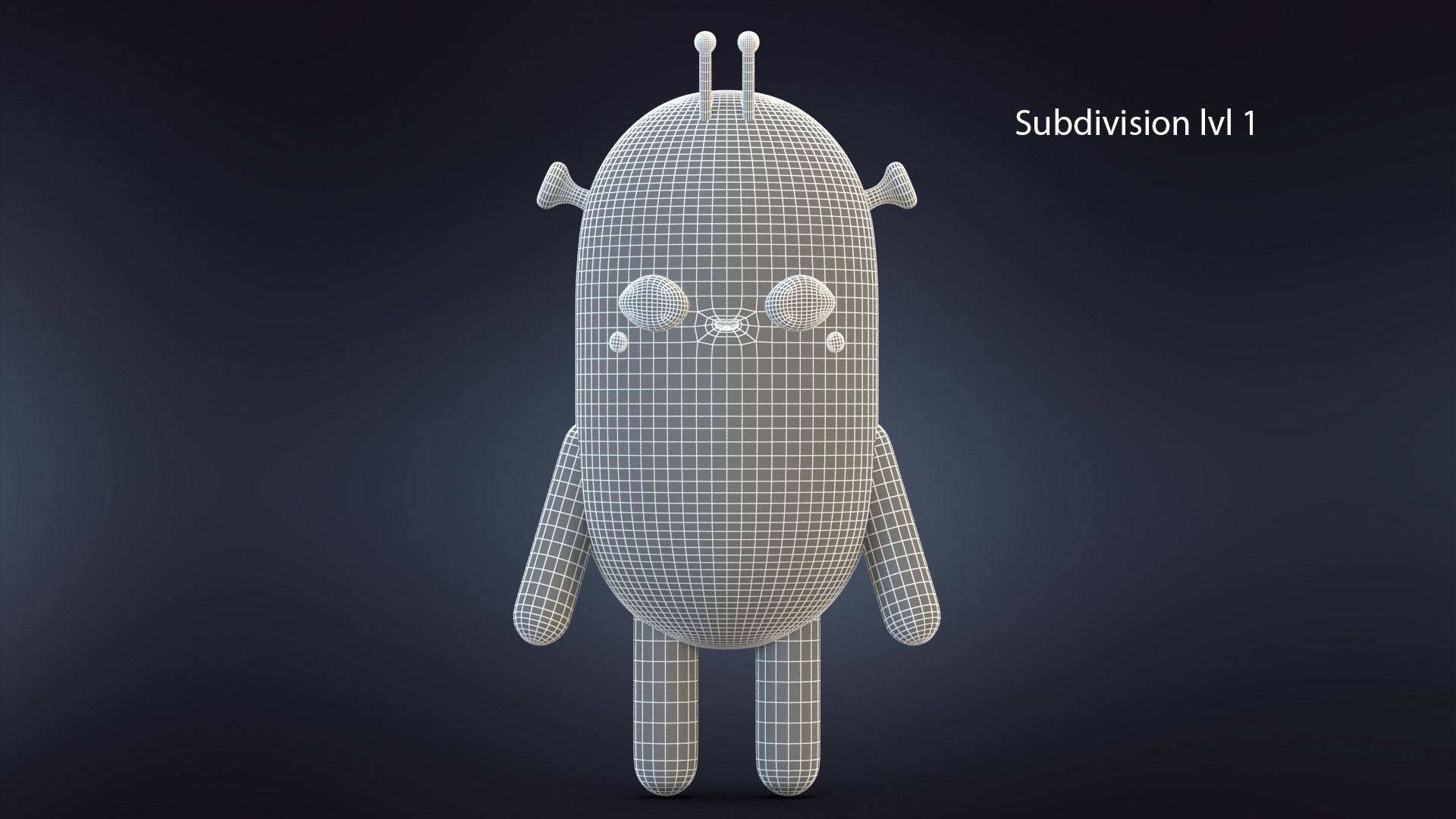 Cute cartoon alien 3D model - TurboSquid 1631212
